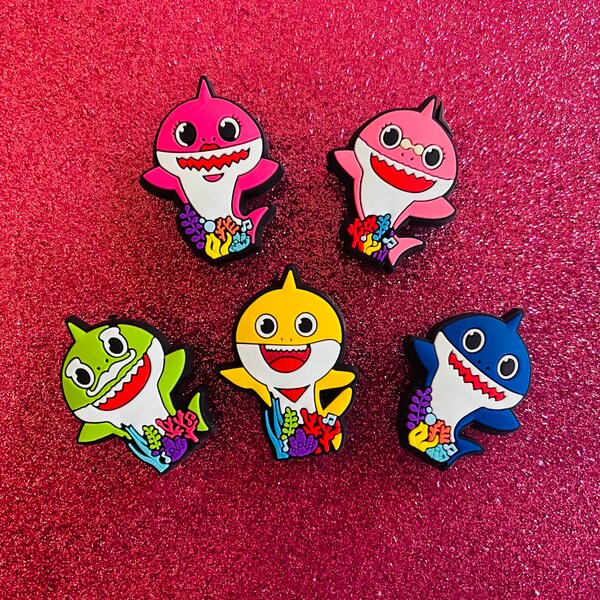 Baby Shark Charms - Etsy