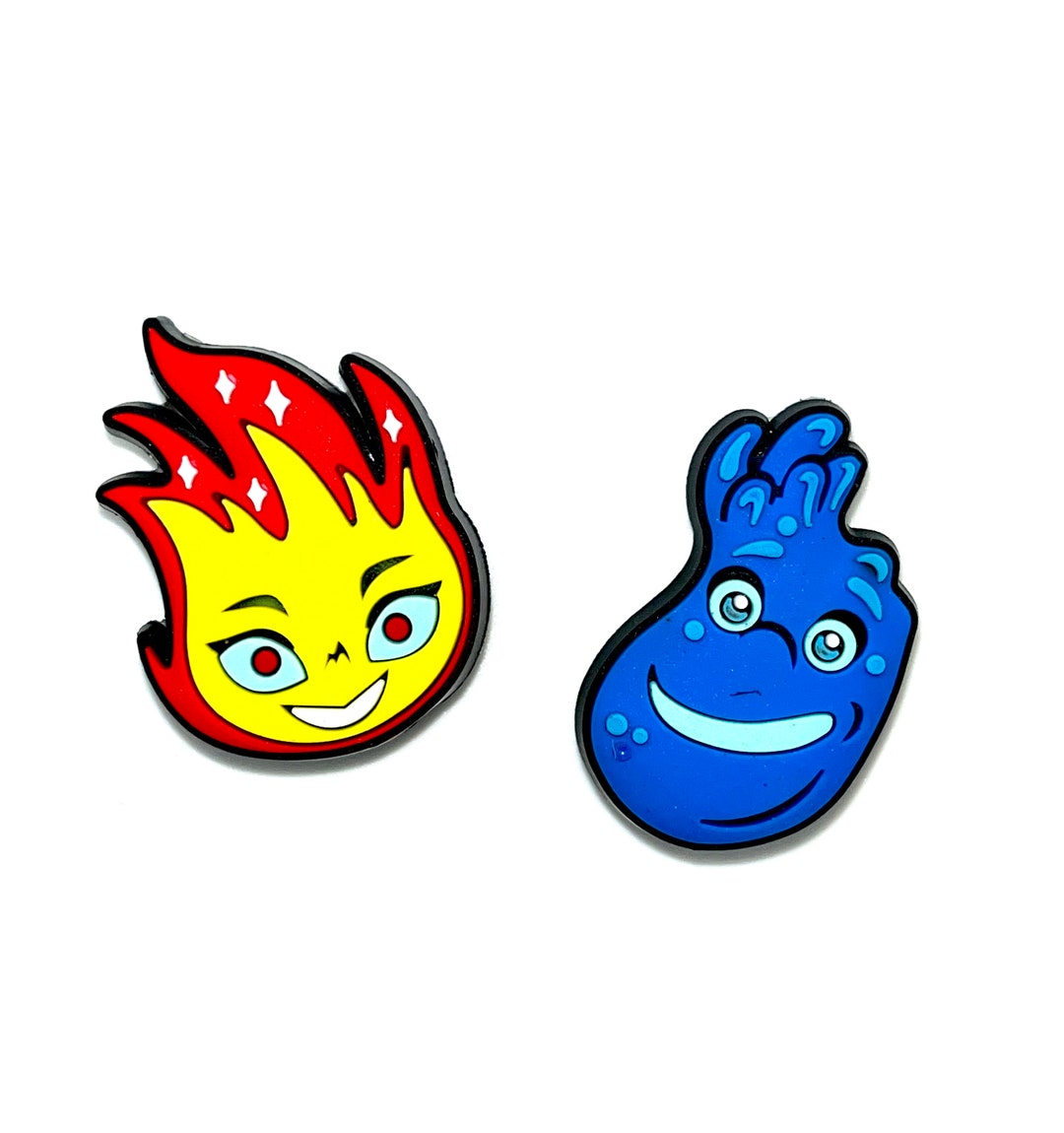 Película elemental/Chica de fuego elemental y niño agua/Ember Wade ...