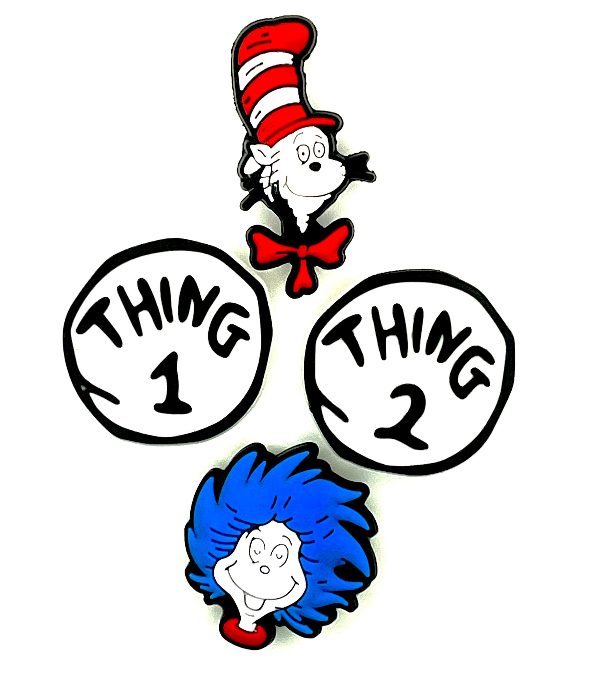 Thing 1 And Thing 2 Drawing