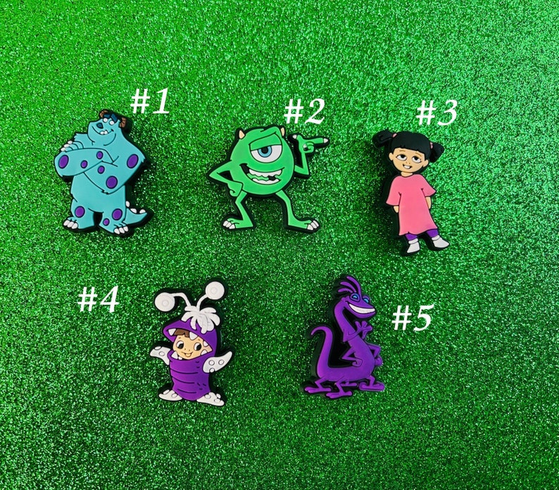 Monster Inc Inspired Jibbitz Croc Charmscartoon Croc Charms - Etsy UK