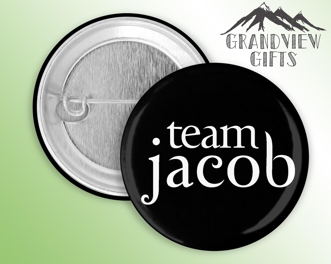 Twilight, Team Jacob, 1.5" Pinback Button, Taylor Lautner - Etsy