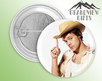 Harry Styles Button - Etsy