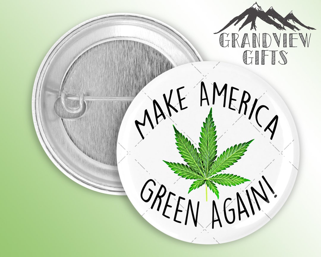 Make America Green Again! 1.5" Pinback Button - Etsy