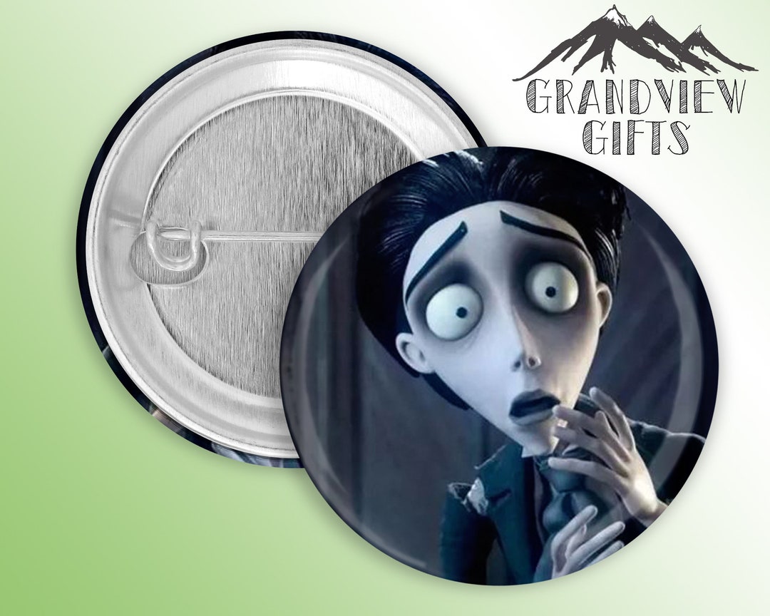 Victor Van Dort 1.5" Handmade Pinback Button, Corpse Bride - Etsy