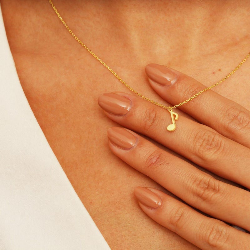 Gold Music Note - Etsy