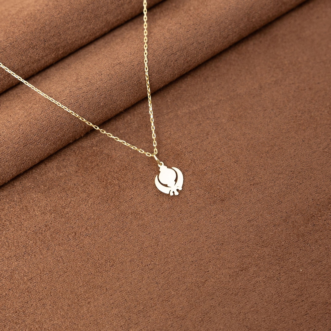 Khanda Necklace, Sikh Symbol Jewelry, 18K Gold Plated, Faith Necklace ...
