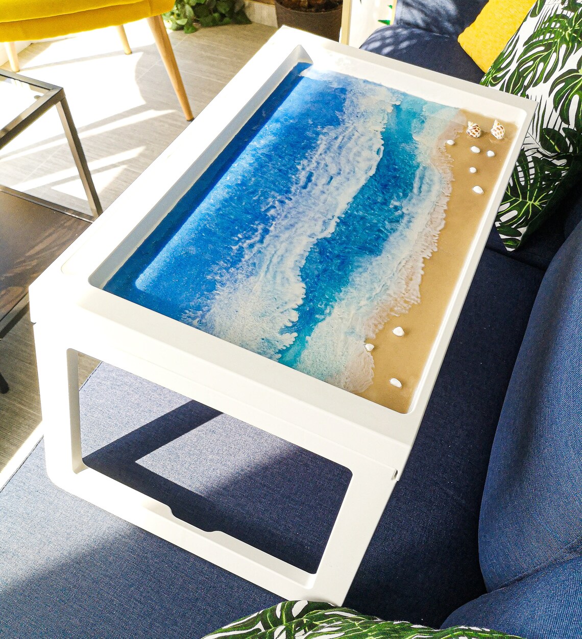 Epoxy Resin / Epoxy Resin Bed Shelf / Bed Tray / Laptop Base / Tablet ...