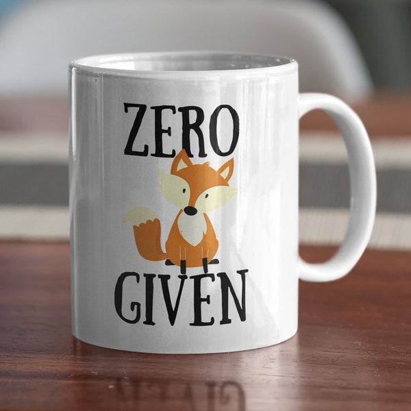 Zero Fox Given Mug - Etsy