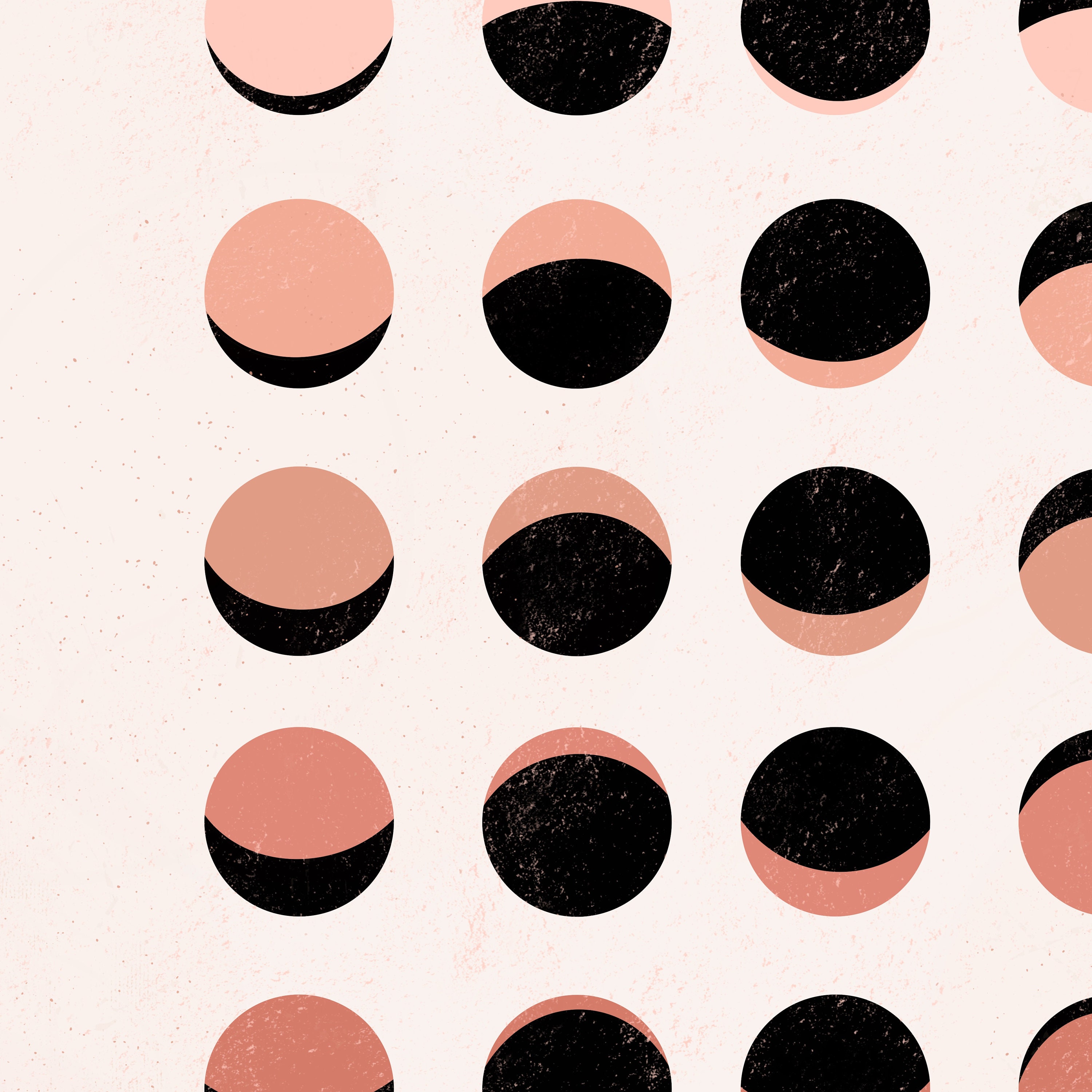 Moon Phases Art Printable: Ombre Moon Phase Wall Art Print, Boho Style ...