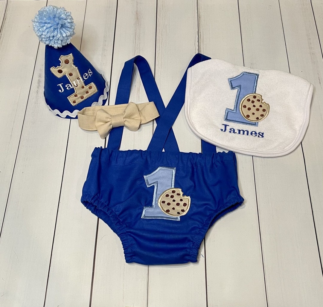 Baby Boy First Birthday Cookie Theme Cake Smash First Birthday Set ...