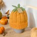 Pumpkin Hat PDF Knitting Pattern, Simple, Easy, Quick Knit for ...
