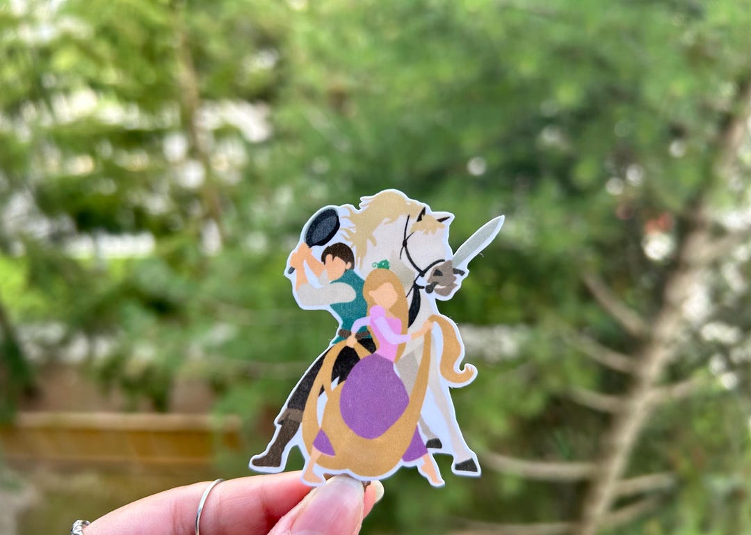 Tangled Inspired Sticker - Etsy