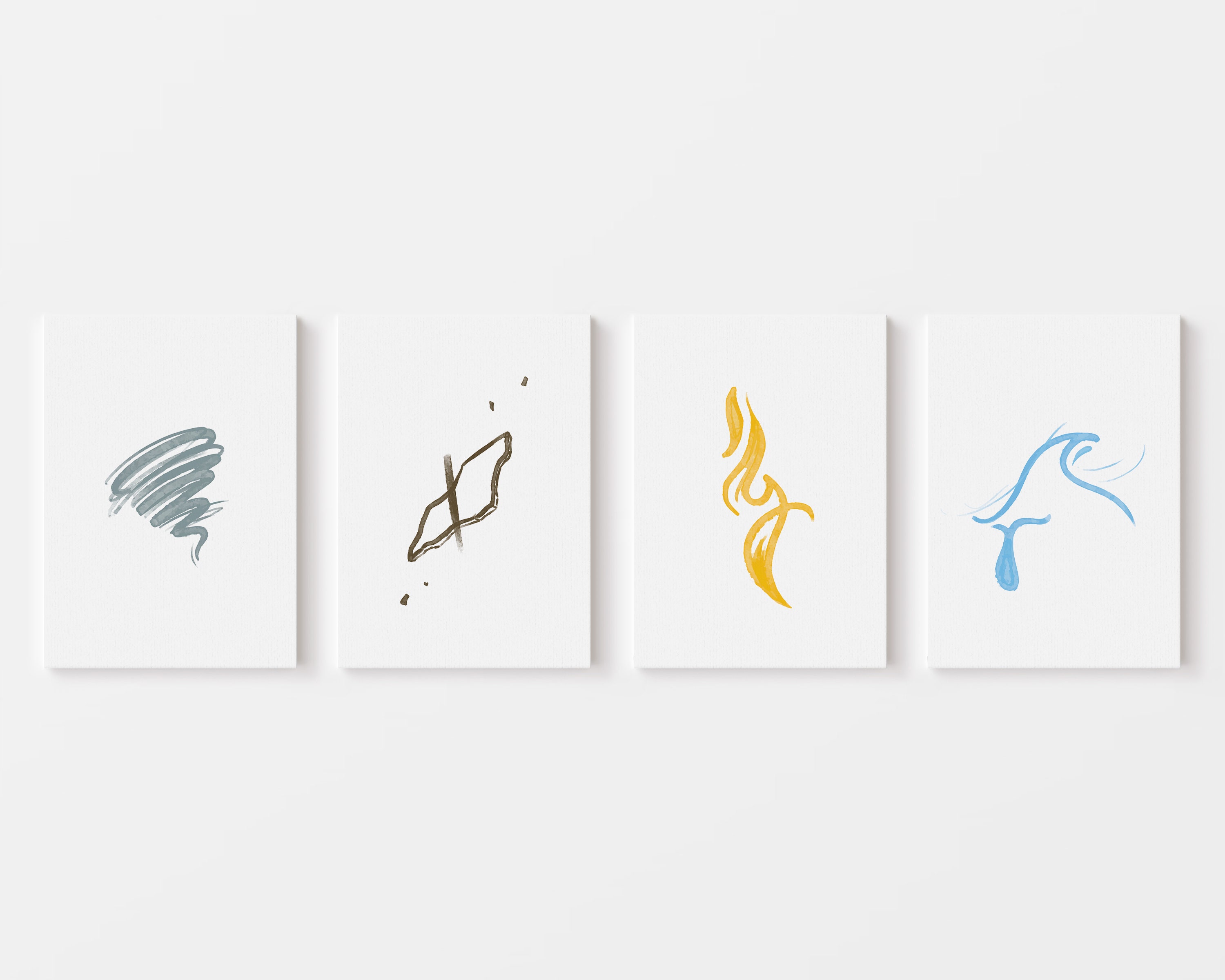 The Four Elements | 4 Elements PRINTABLE | Set of 4 (option for One ...