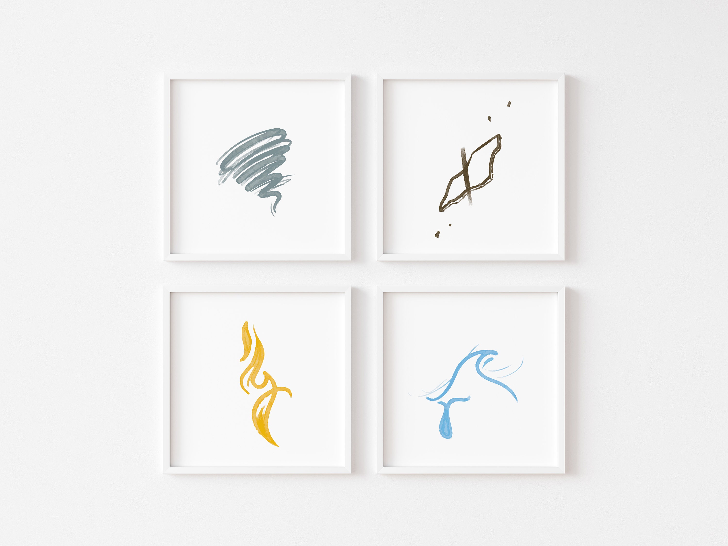 The Four Elements | 4 Elements PRINTABLE | Set of 4 (option for One ...