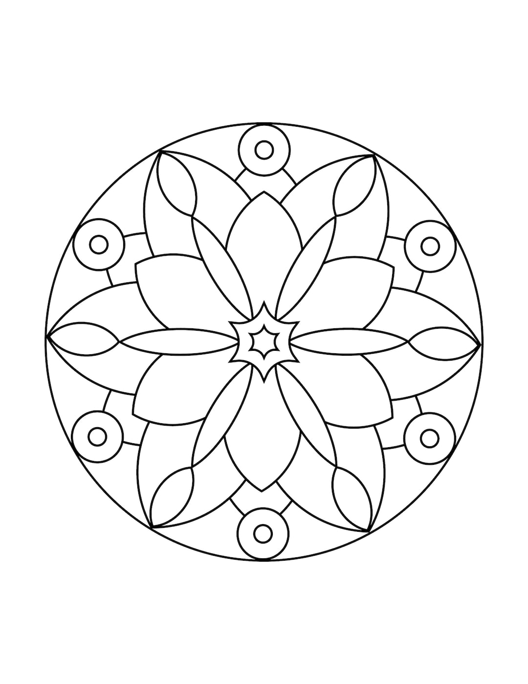 Abstract Design Digital Coloring Pages - Etsy