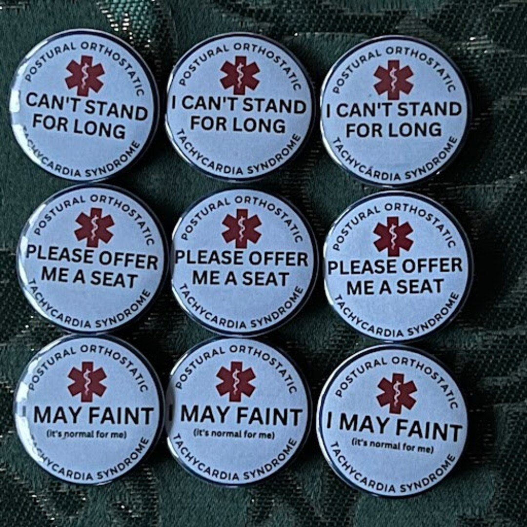 Medical Alert Buttons, POTS Buttons, Postural Orthostatic Tachycardia ...