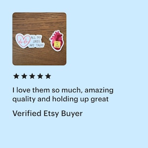 Heart Out of Order Stickers, Funny Chronic Illness Stickers, Pacemaker ...