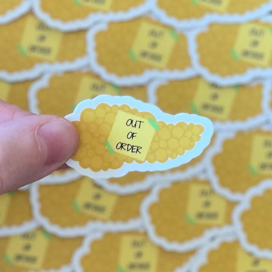 Pancreas Out of Order Sticker, Funny Chronic Illness Sticker, T1D ...