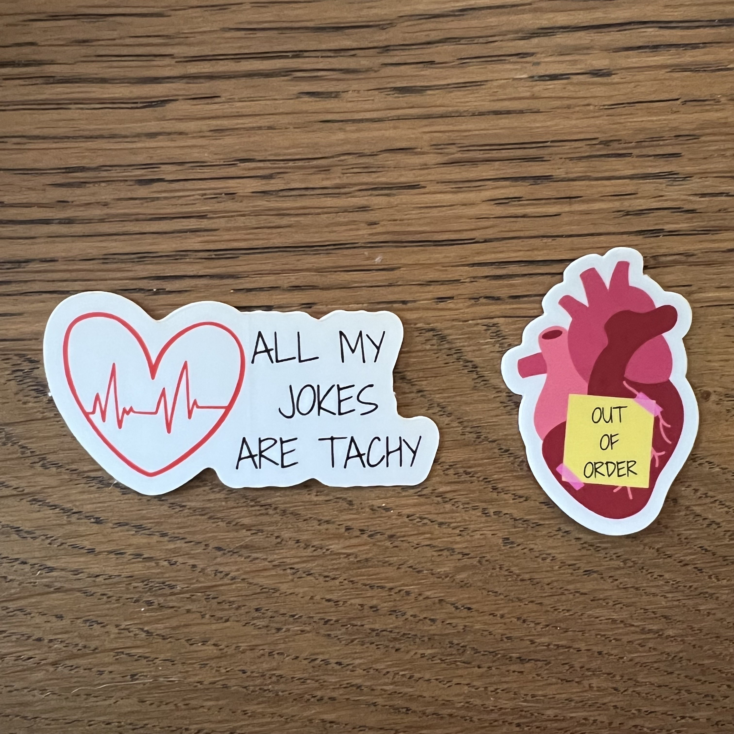 Heart Sticker BUNDLE, Postural Orthostatic Tachycardia Syndrome Sticker ...