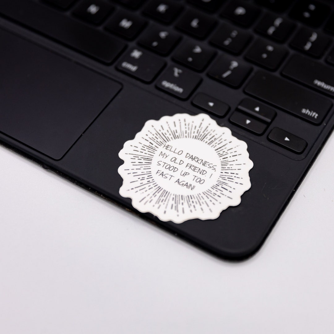 Hello Darkness Sticker, Postural Orthostatic Tachycardia Syndrome ...