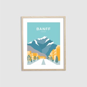 Banff Ave Print - Banff Print - Banff Souvenir - Banff National Park ...