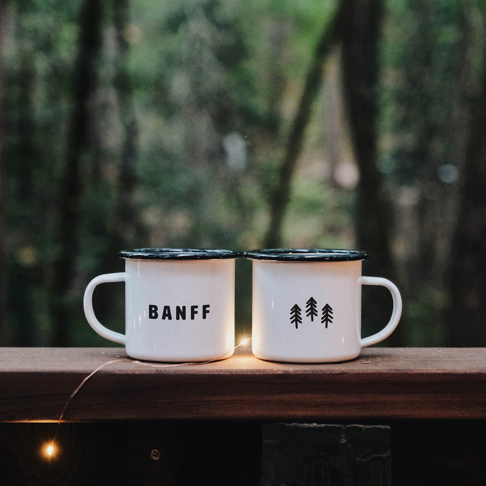 Enamel Camp Mug - Banff Mug - Banff National Park - Canadian Rockies ...