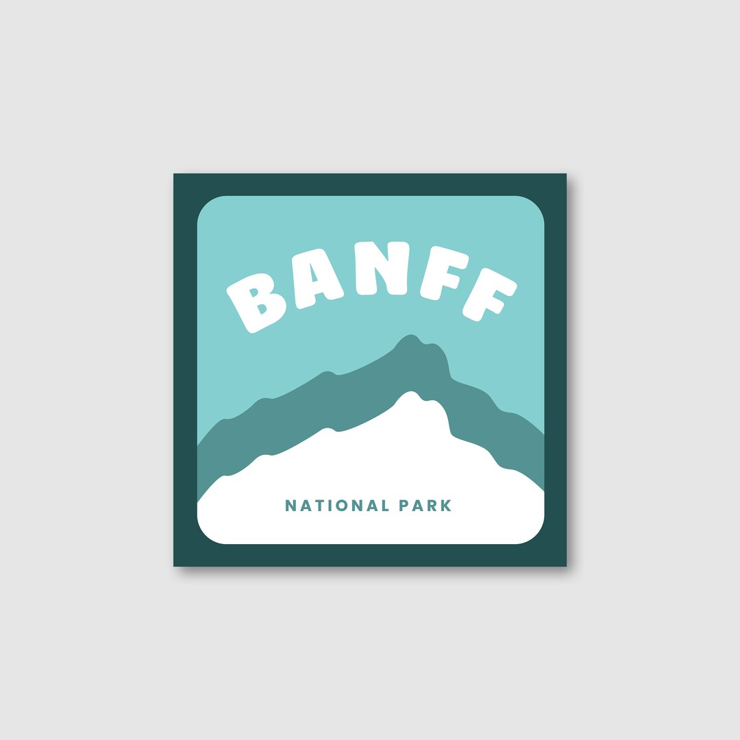 Vintage Banff Magnet - Banff Magnet - Banff National Park Souvenir ...
