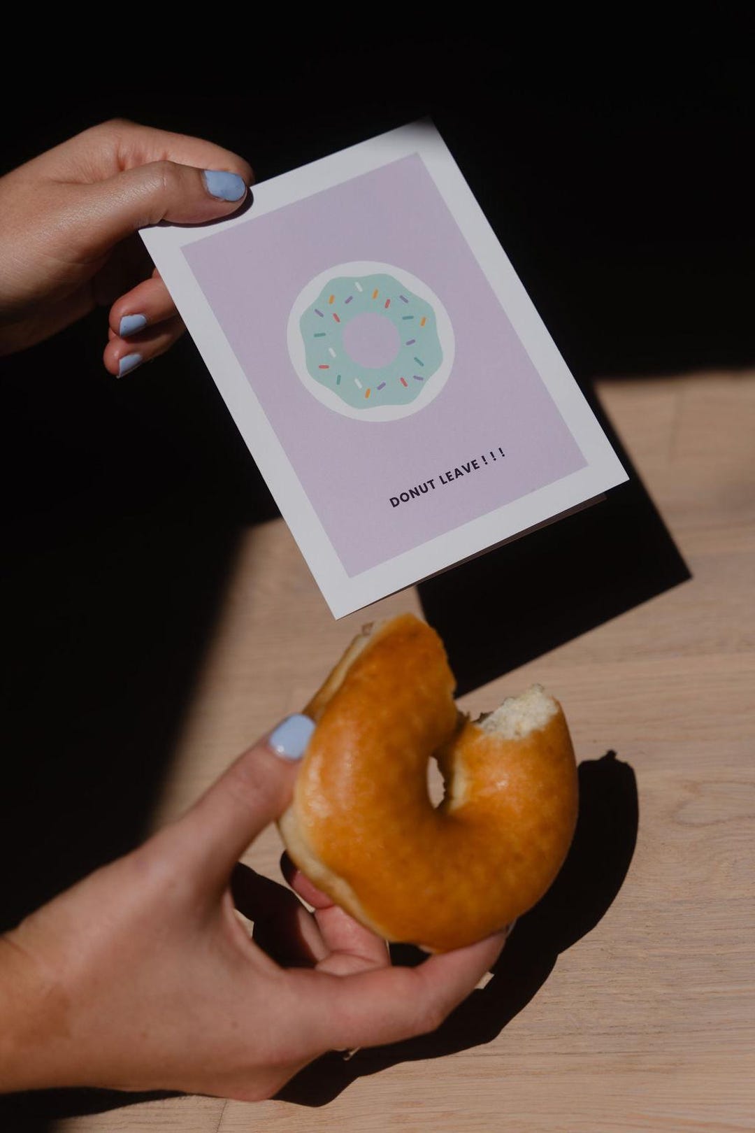 Donut Leave Farewell Card – Punny Goodbye Card, Made in Banff - Etsy