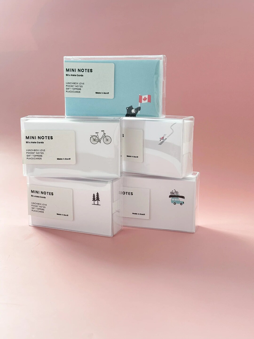 Mini Notes - Thank You Notes - Minimalist Stationery - Thank You Card ...