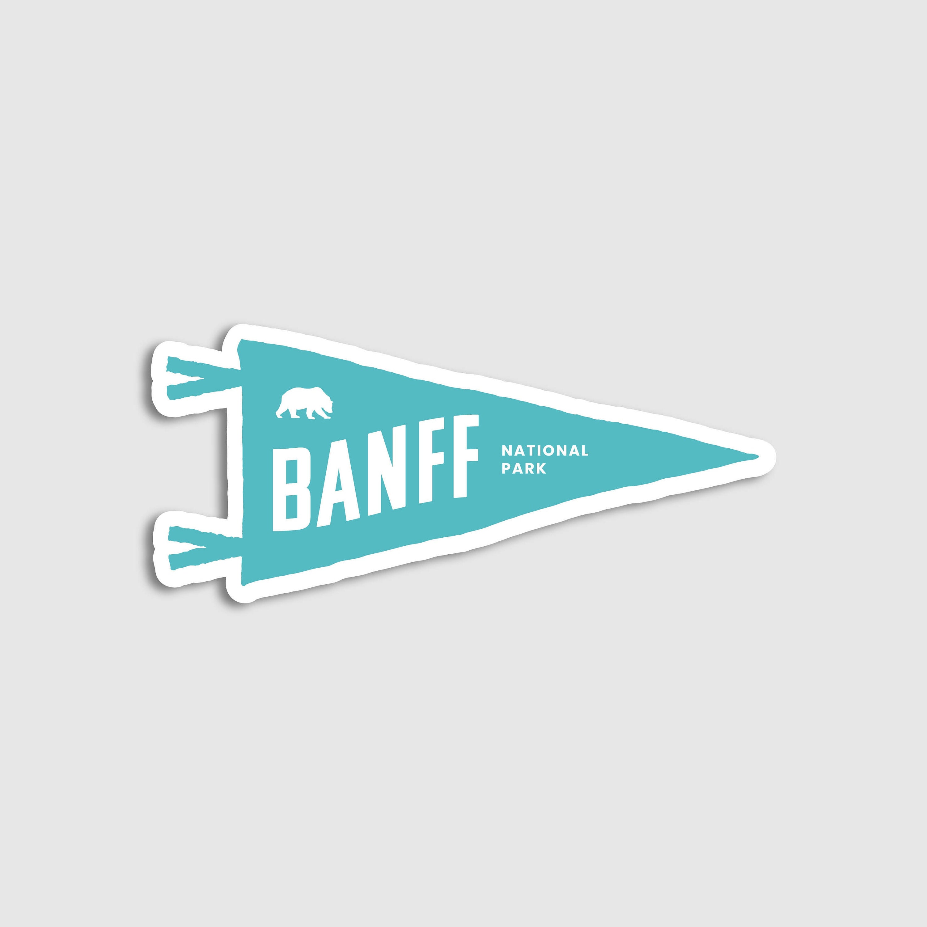 Banff National Park Sticker - Flag - Vinyl Sticker - Nature Sticker ...