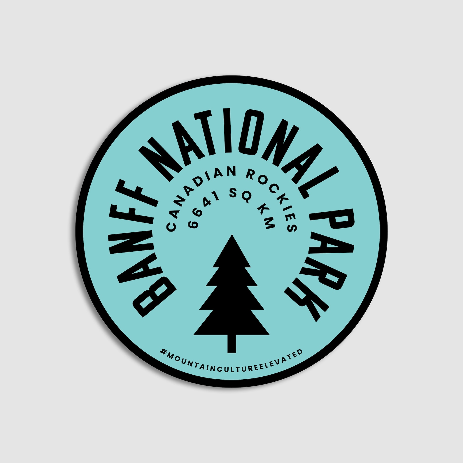 Banff National Park Sticker - Nature Sticker - Blue Sticker - Vinyl ...
