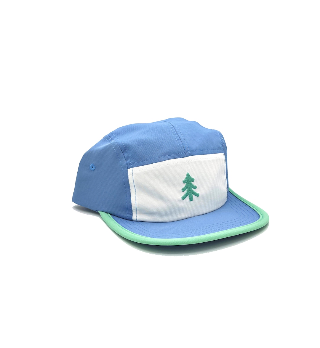 Banff Trail Running Nylon 5 Panel Cap - Blue Hat - Trail Running ...