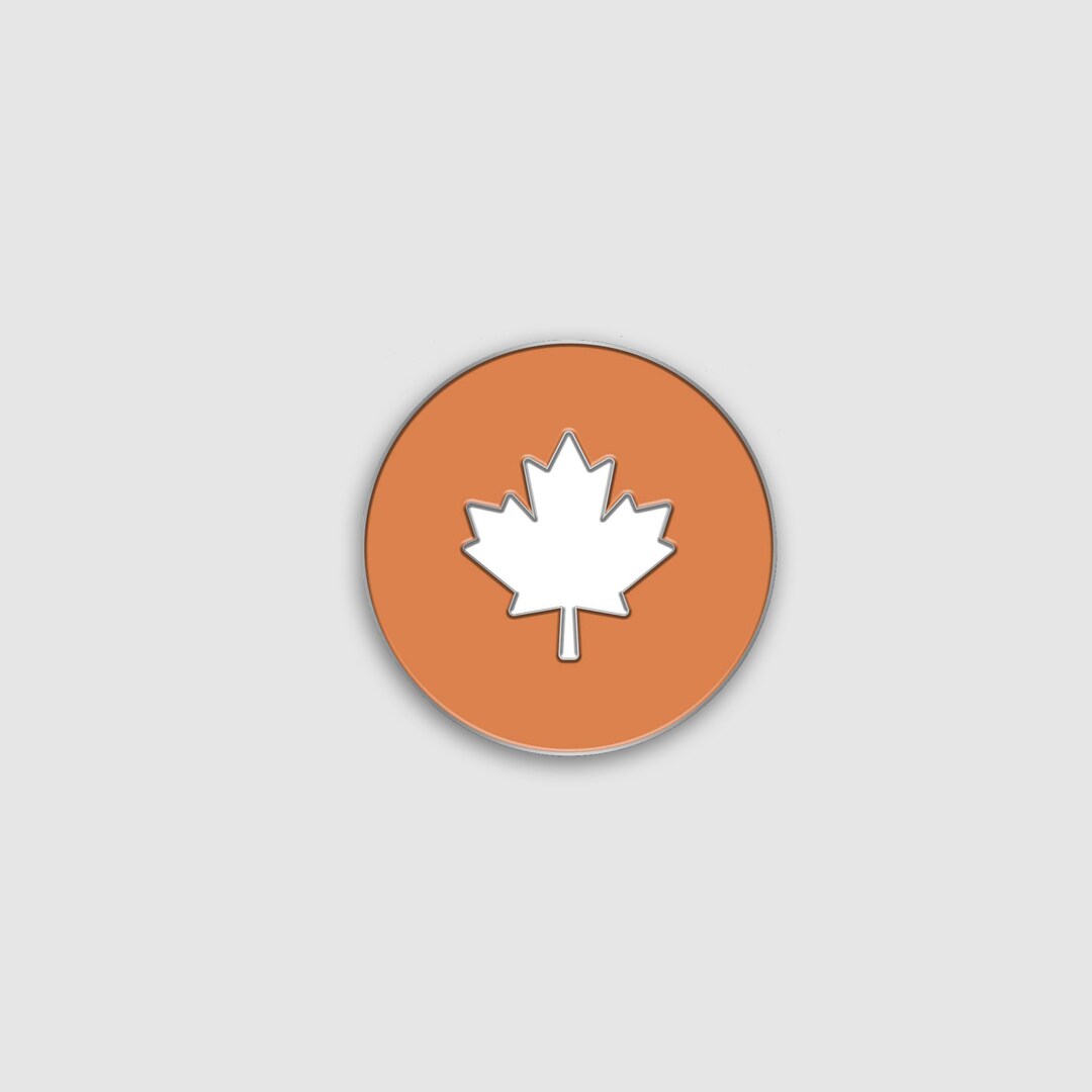 Maple Leaf Enamel Pin - Banff Enamel Pin - Banff National Park Souvenir ...