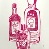 Malta, Materva, & Jarritos - Original 9x12" Block Print - Etsy