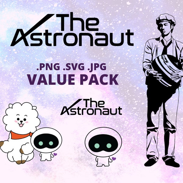 Jin Astronaut Svg - Etsy