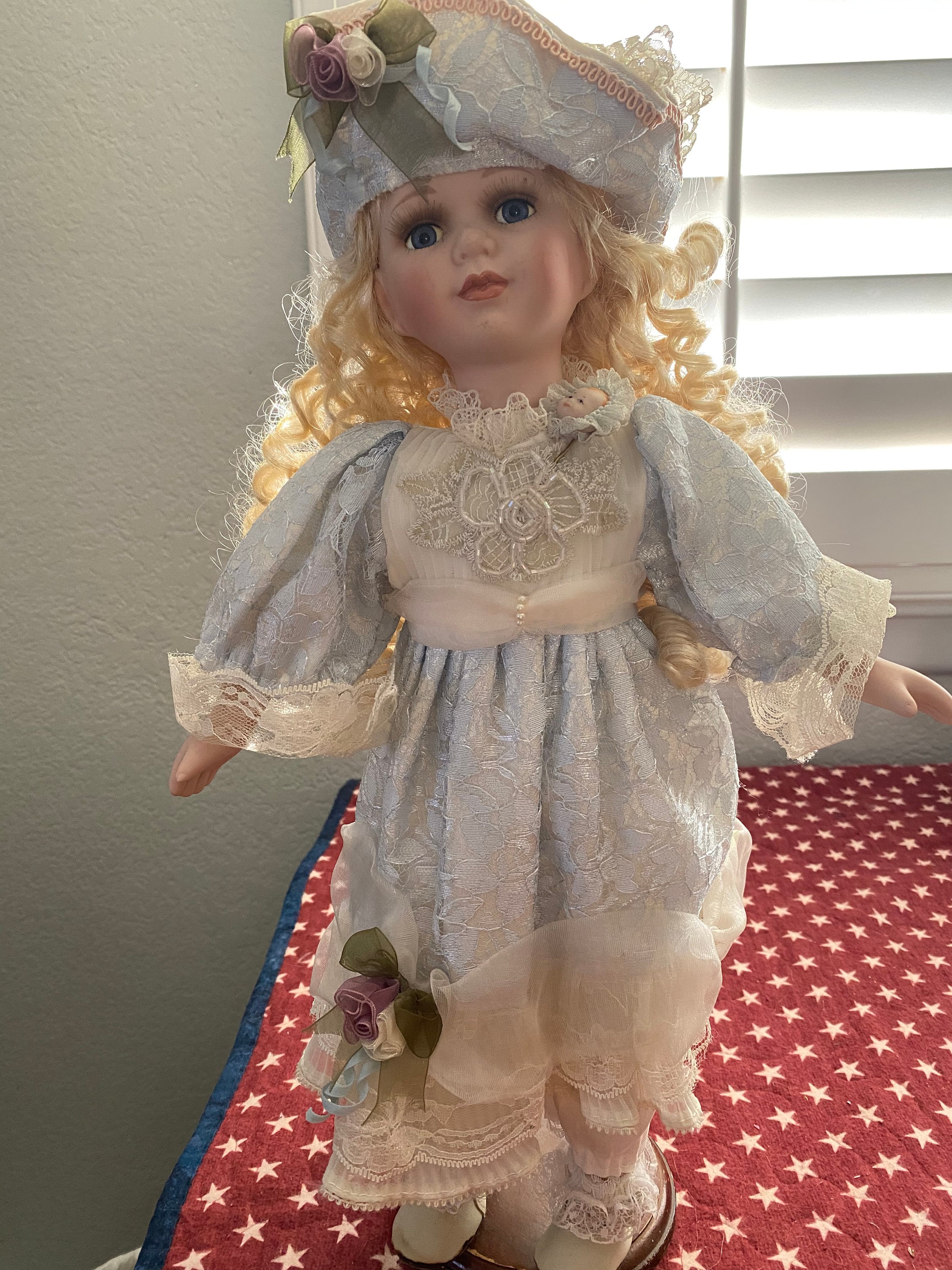 Vintage Collectors Porcelain Doll By Geppeddo Etsy