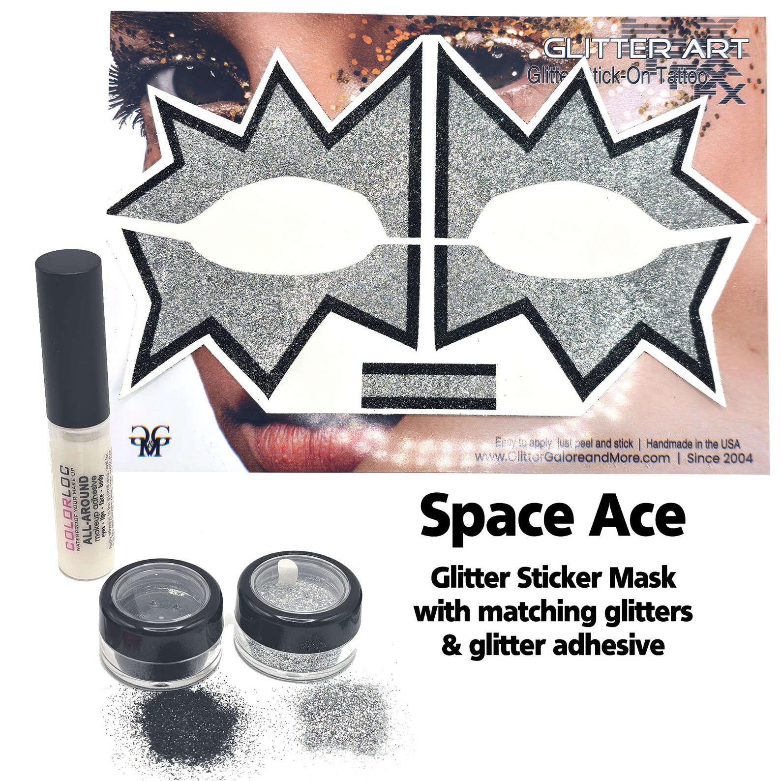 KISS Glitter Face Mask Stickers: Halloween Costume - Etsy