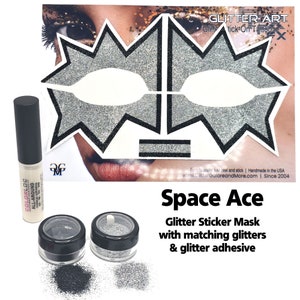 KISS Glitter Face Mask Stickers: Halloween Costume - Etsy