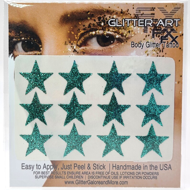 Star Stickers for Cheer and Dance Competitions Star Temporary - Etsy