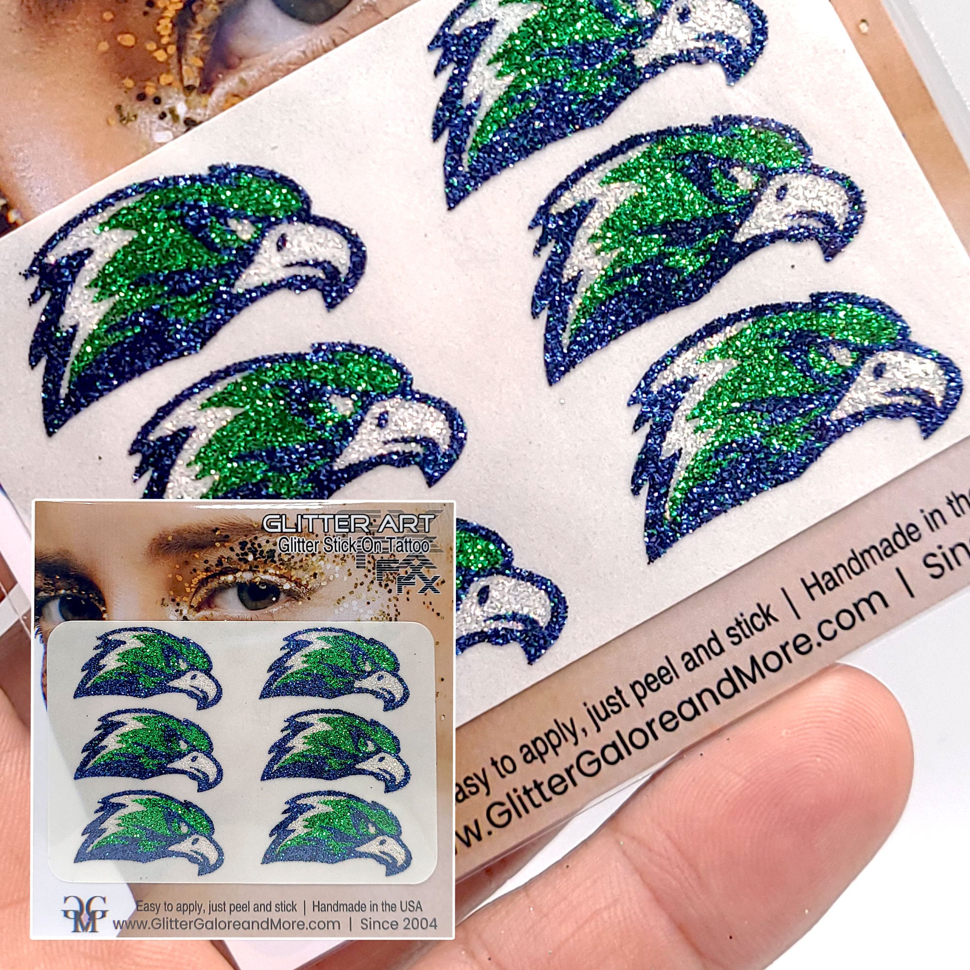 Custom Made-to-order Logo Tattoo Stickers 4, Send Us Your Artwork - Etsy