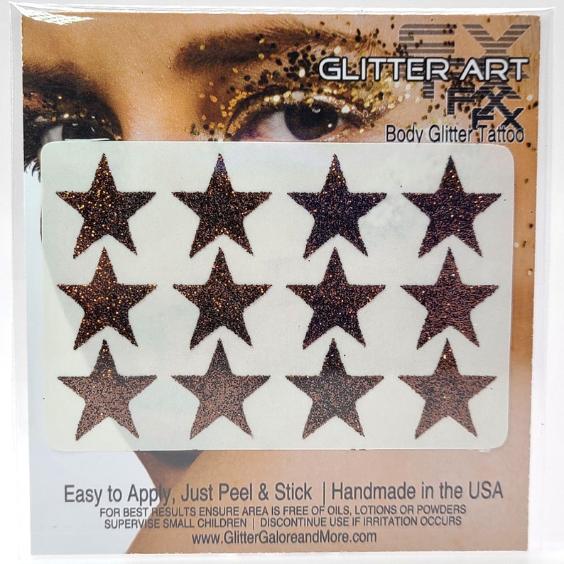 Star Stickers for Cheer and Dance Competitions Star Temporary - Etsy