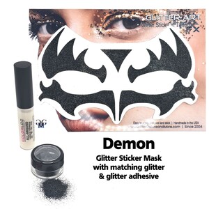 KISS Glitter Face Mask Stickers: Halloween Costume - Etsy