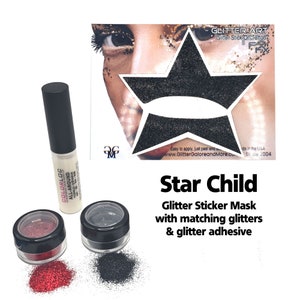 KISS Glitter Face Mask Stickers: Halloween Costume - Etsy