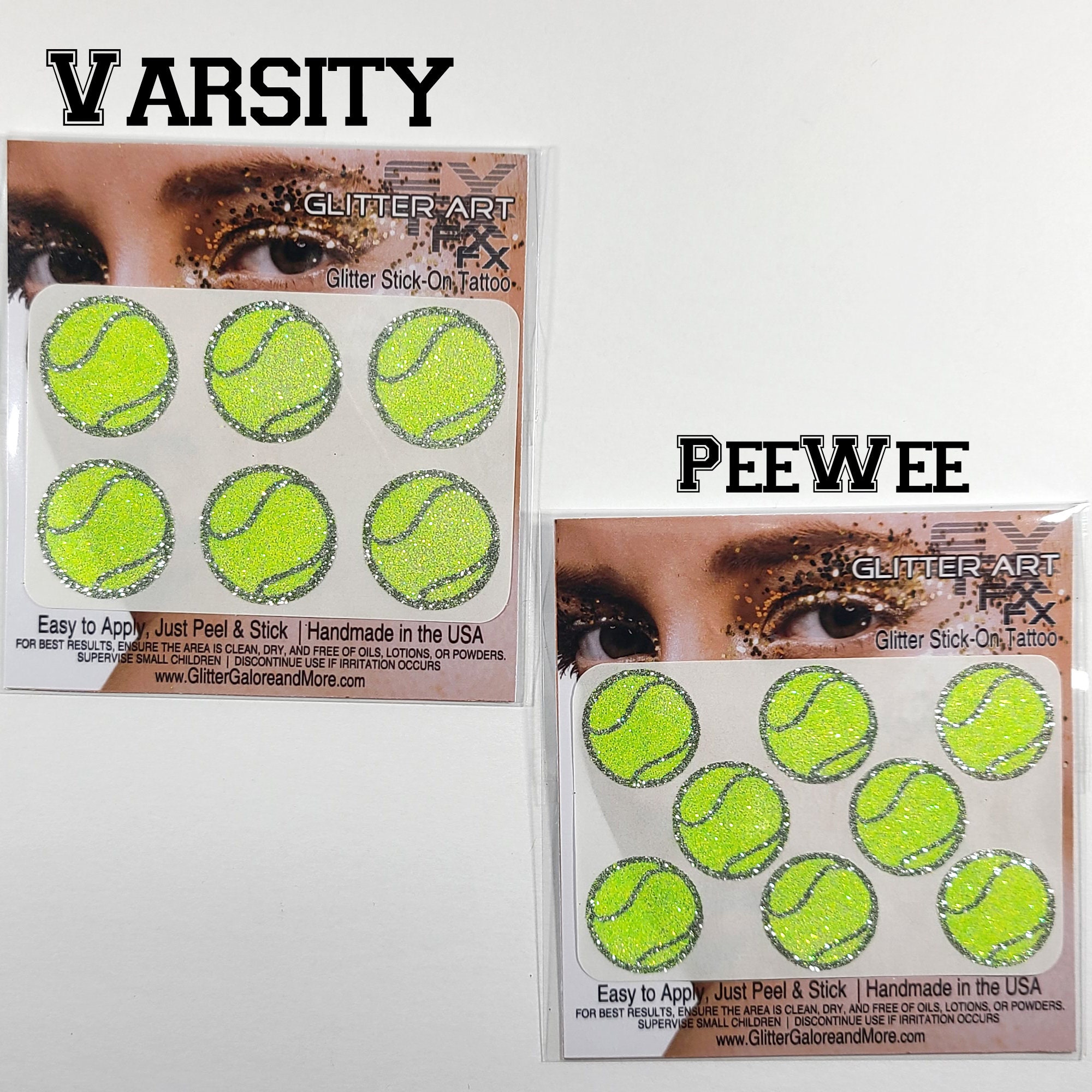 Sports Balls Glitter Stickers for Cheer Teams Players and - Etsy