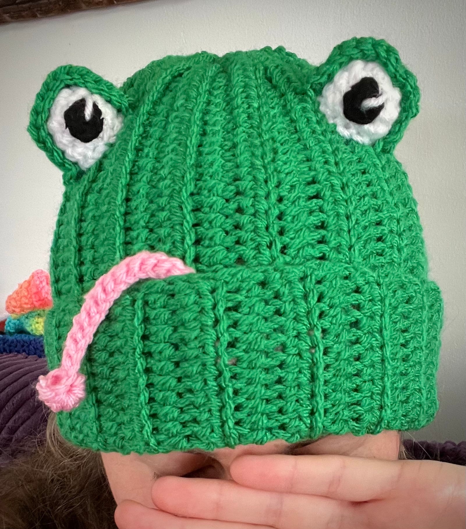 Frog Hat Crochet Pattern, Digital Download Crochet, Frogtastic Hat ...