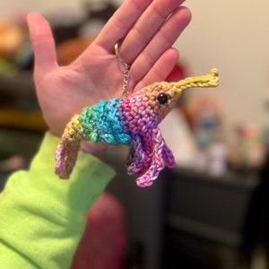 Emotional Support Shrimp, Shrimp Keychain, Crustacean Plushie, Sea ...