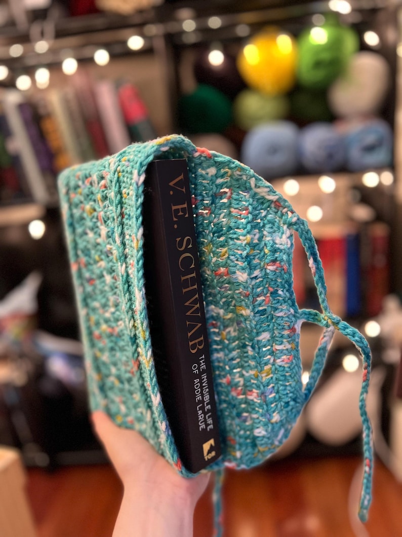 Starburst Book Sleeve Crochet Pattern, Kindle Cover, Book Protector ...