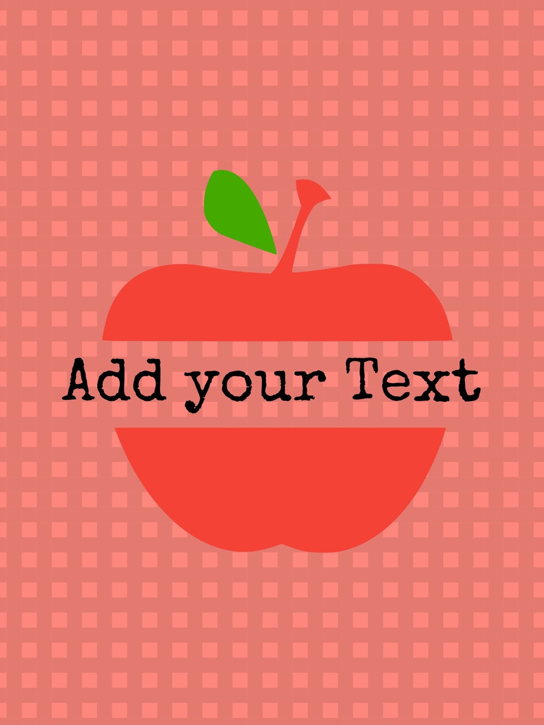 Apple Monogram SVG, Apple Split Frame, Apple Name Frame SVG, Teacher ...