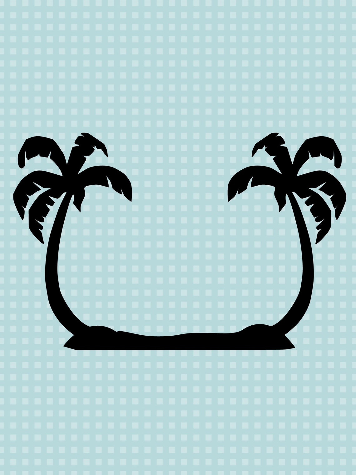 Palm Trees - Tropical Island SVG - Ocean Sunshine PNG - Vacation ...