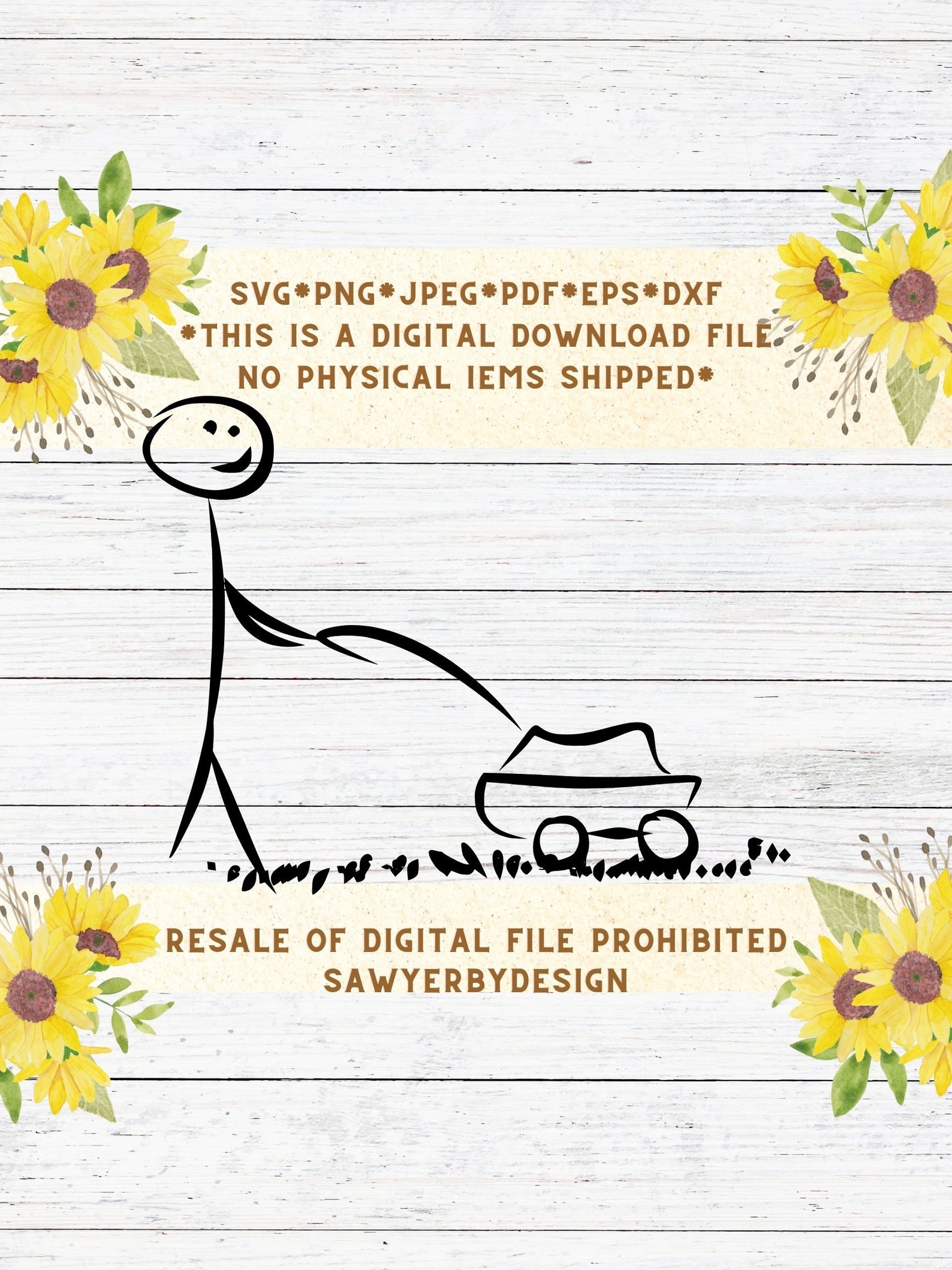 Dad Bod Father's Day Figure Svg - Stick Figure Family Silhouette - Man ...